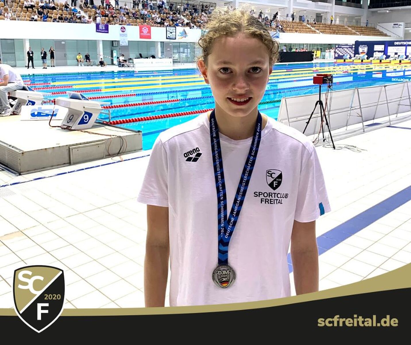 Schwimmen: Jule Jang mit Silber bei Deutscher Jahrgangsmeisterschaft! | Sportclub Freital